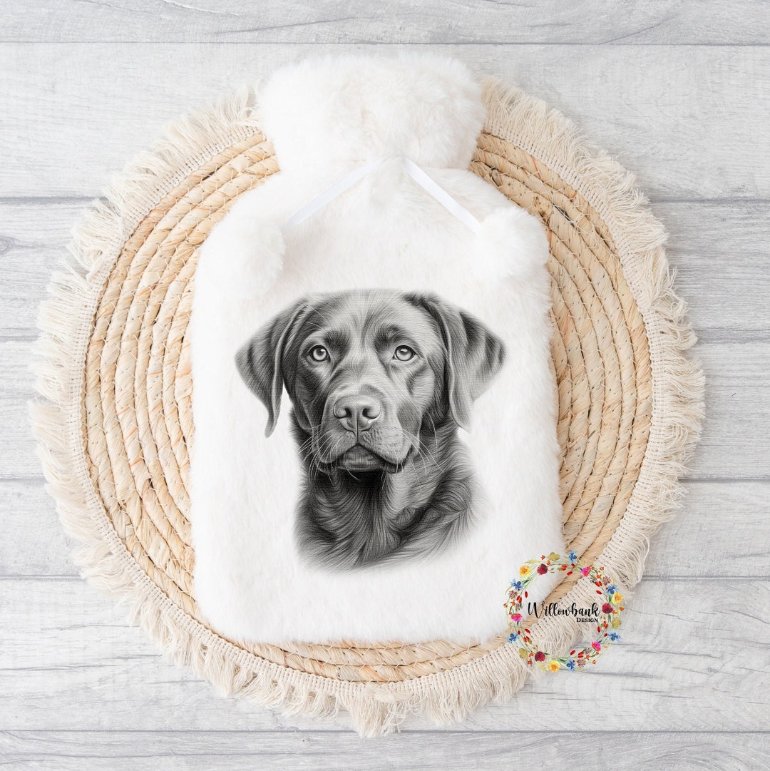 Labrador Hot Water Bottle L Christmas Gift Idea L Stocking Filler L Dog ...