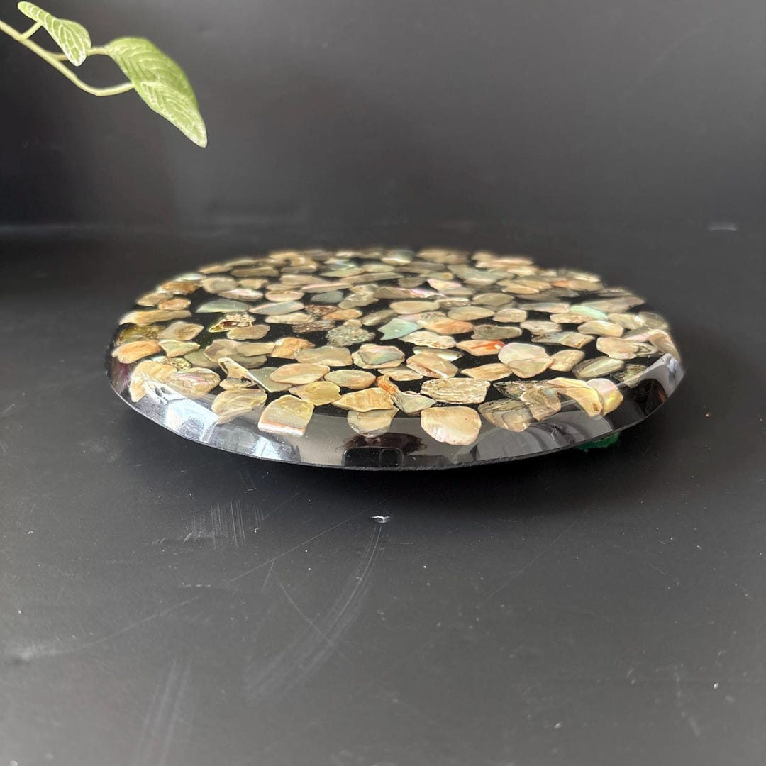 Vintage Abalone Shell Trivet: Wondermold Lucite Hot Plate - Etsy