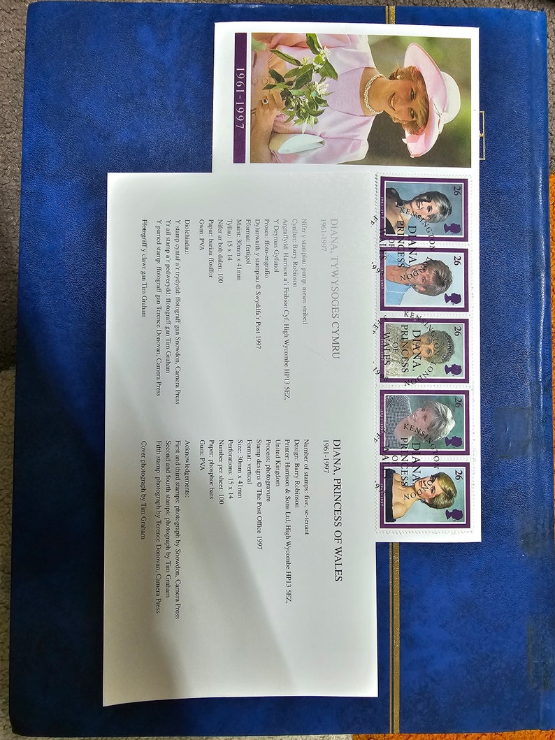 Princess Diana Stamps Collection - Etsy