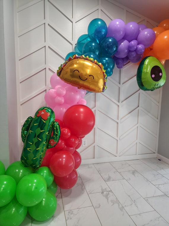 DIY Balloon Arch Kit | Mexican Fiesta Theme Supplies & Tutorial by ...