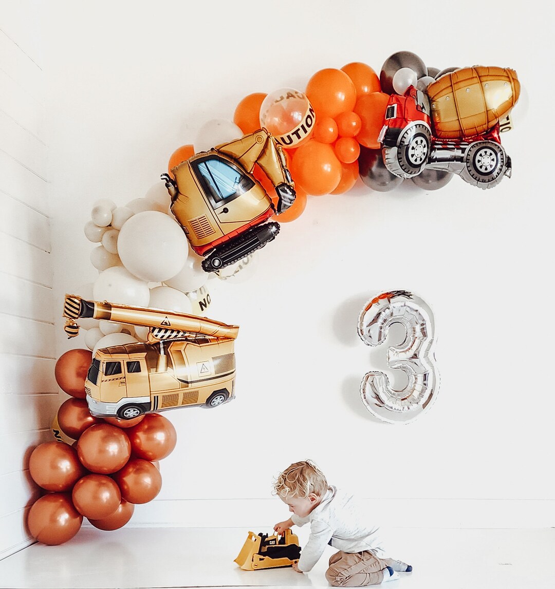 Construction Theme Balloon Garland - Little Digger - Etsy