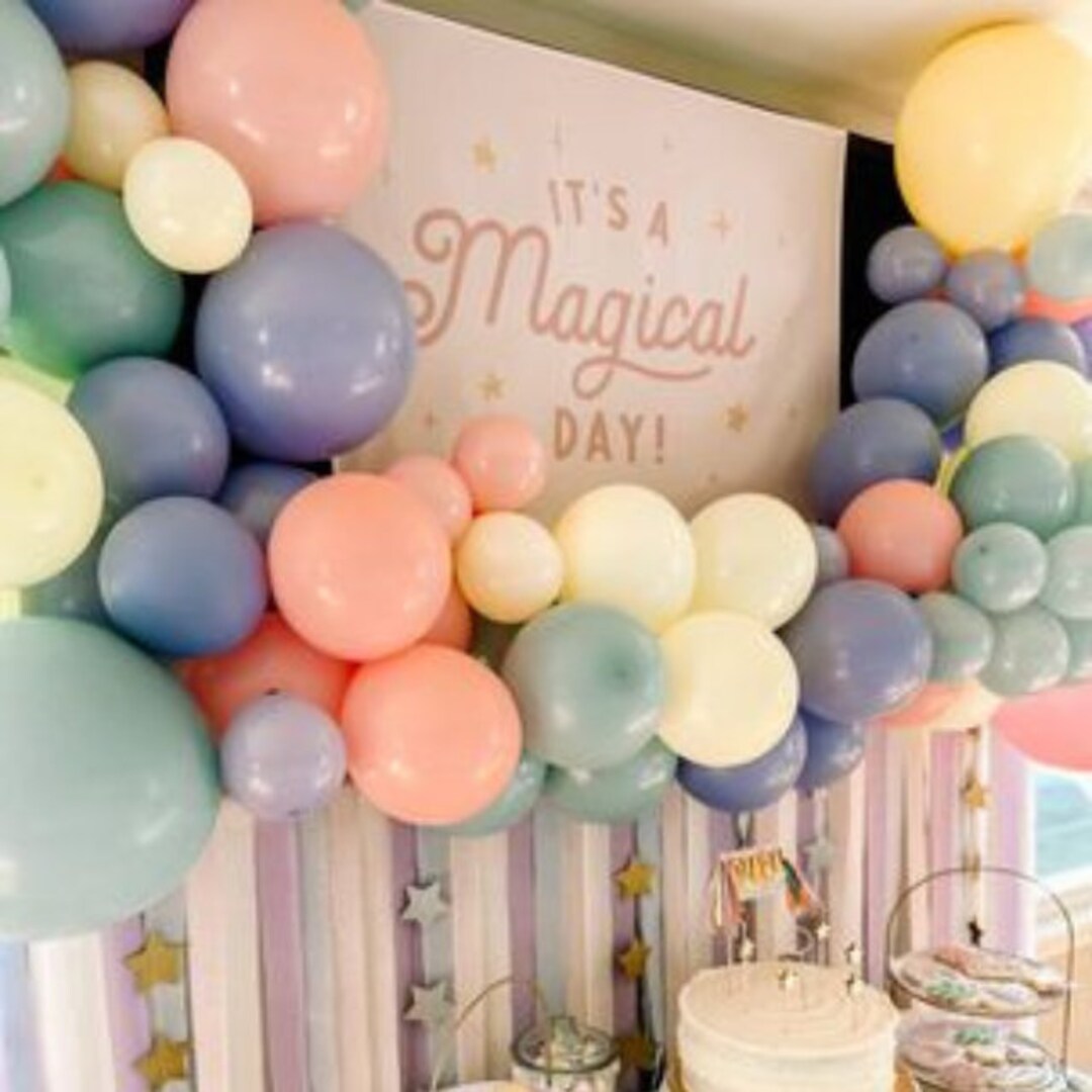 Pastel Theme Balloon Arch Kit - Easy to Assemble, Tutorial Video - Etsy