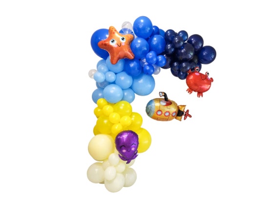 Easy Under the Sea Balloon Backdrop - Supplies & Video Tutorial by ...