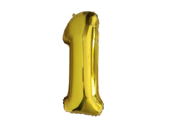 Gold Foil Numbers - Birthday Balloons by Fettifest | Catch My Party
