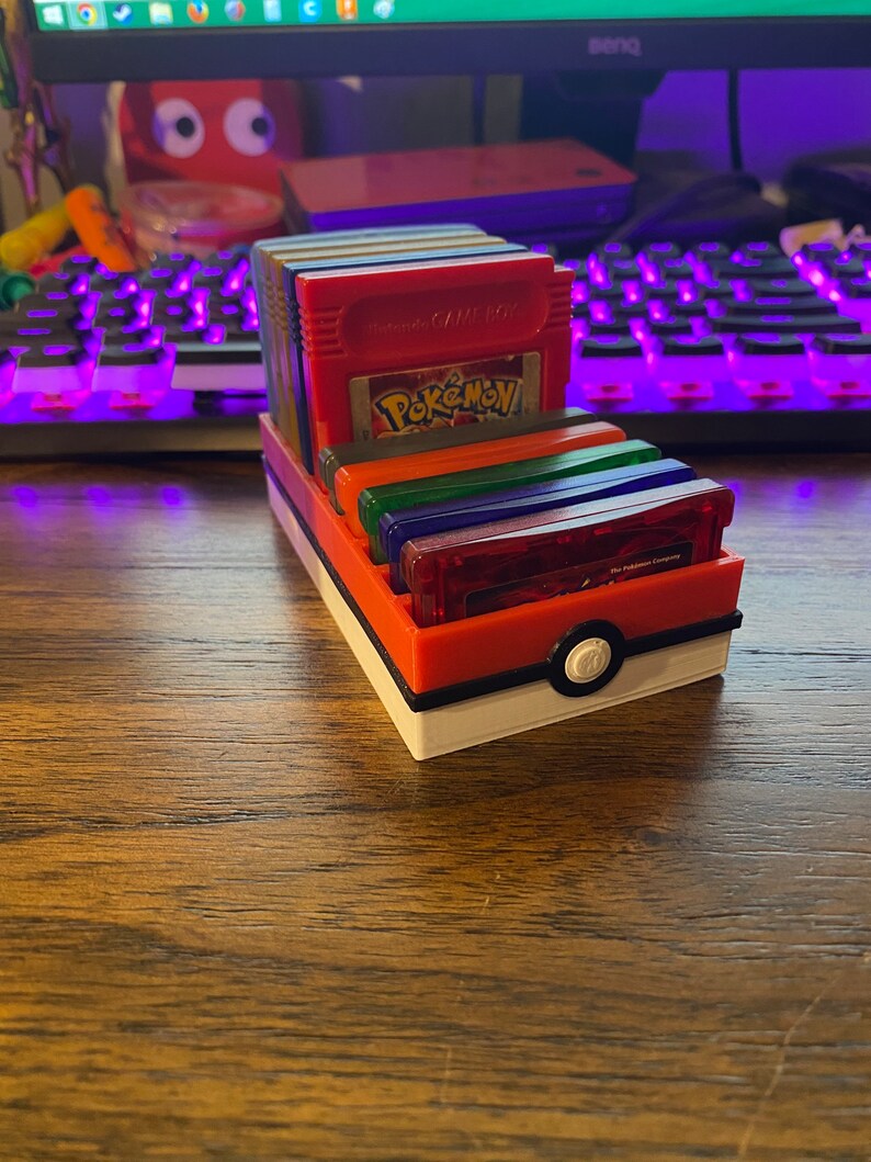 Gameboy Color Advance Game Cartridge Holder Organizer Pokémon - Etsy