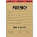 Evidence Matte Hardcover Journal, Daily Use Notebook, Crime Show Fan ...