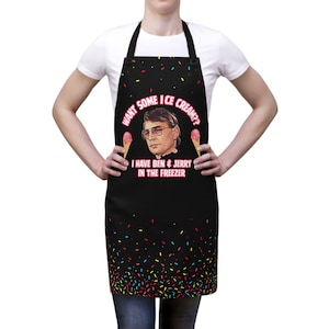 Jeffrey Dahmer Cooking BBQ Apron, Ice Cream, True Crime Fan Gift, Funny ...