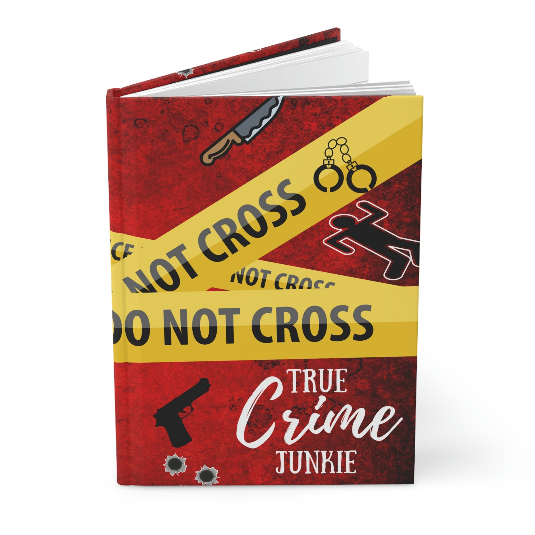 True Crime Junkie Hardcover Journal Matte Funny Notebook - Etsy