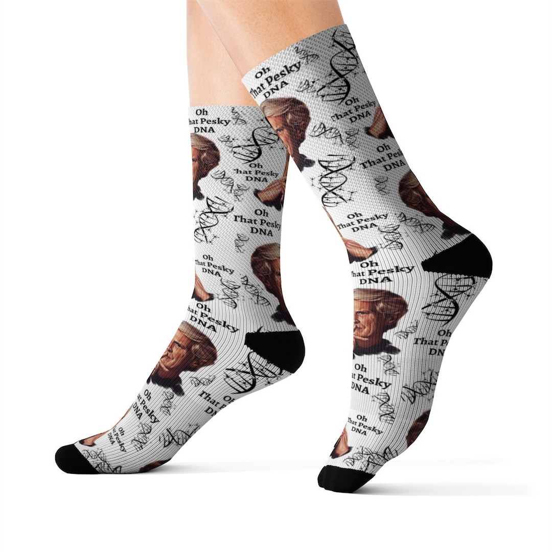 Keith Morrison Socks White, Oh That Pesky DNA, True Crime Fan Gift ...