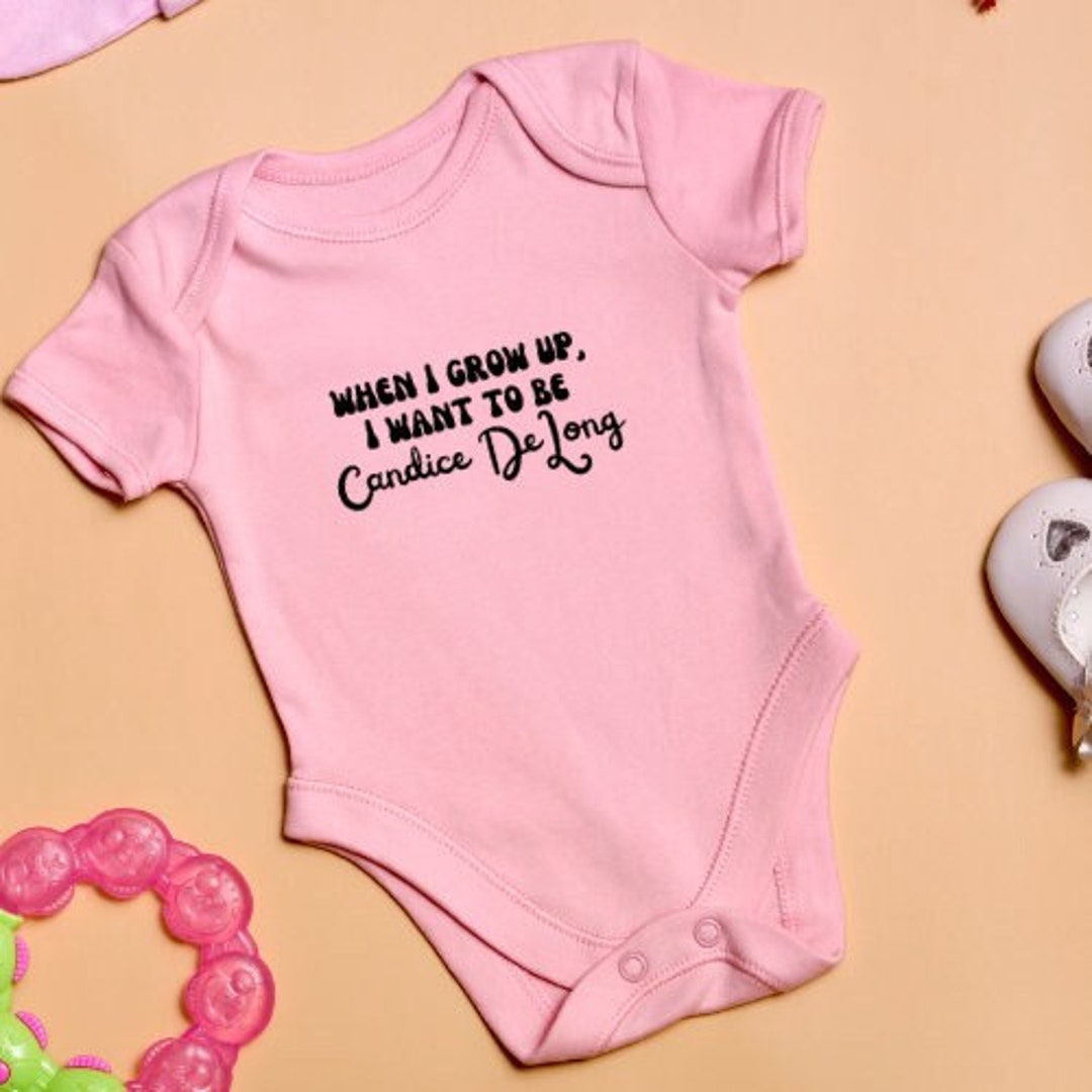 When I Grow up I Want to Be Candice Delong Infant Fine Jersey - Etsy