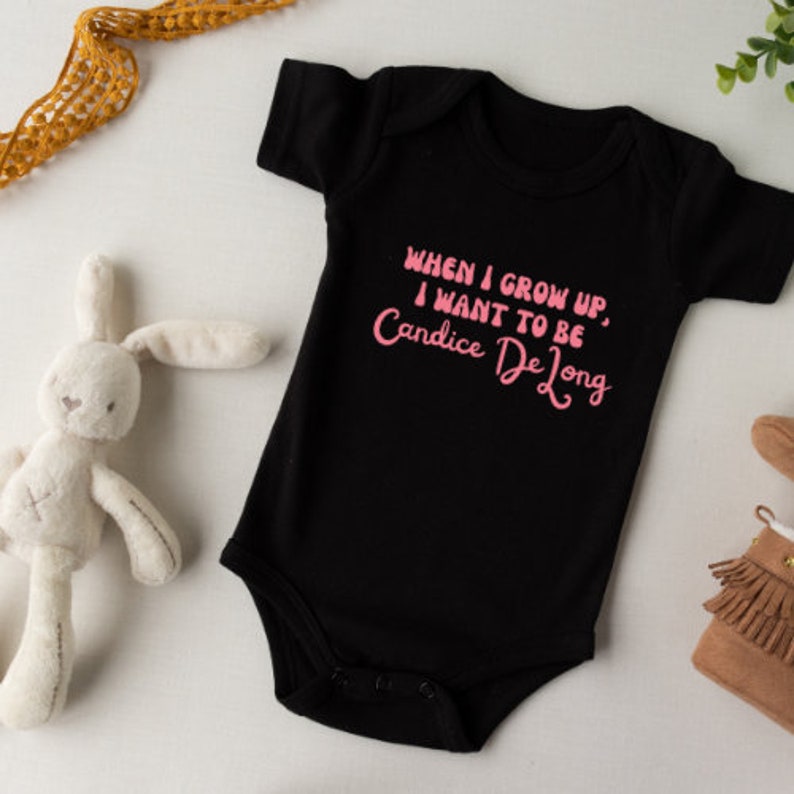 When I Grow up I Want to Be Candice Delong Infant Fine Jersey - Etsy