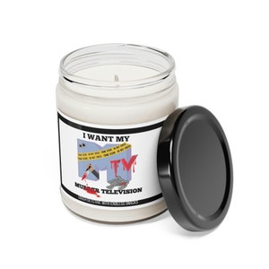 MTV, I Want My Murder TV 9oz Glass Jar Scented Soy Candle, Crime Show ...