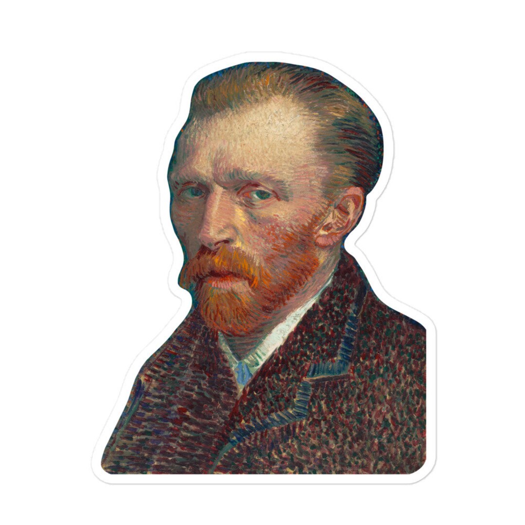 Self-portrait by Vincent Van Gogh Vinyl Sticker - Etsy
