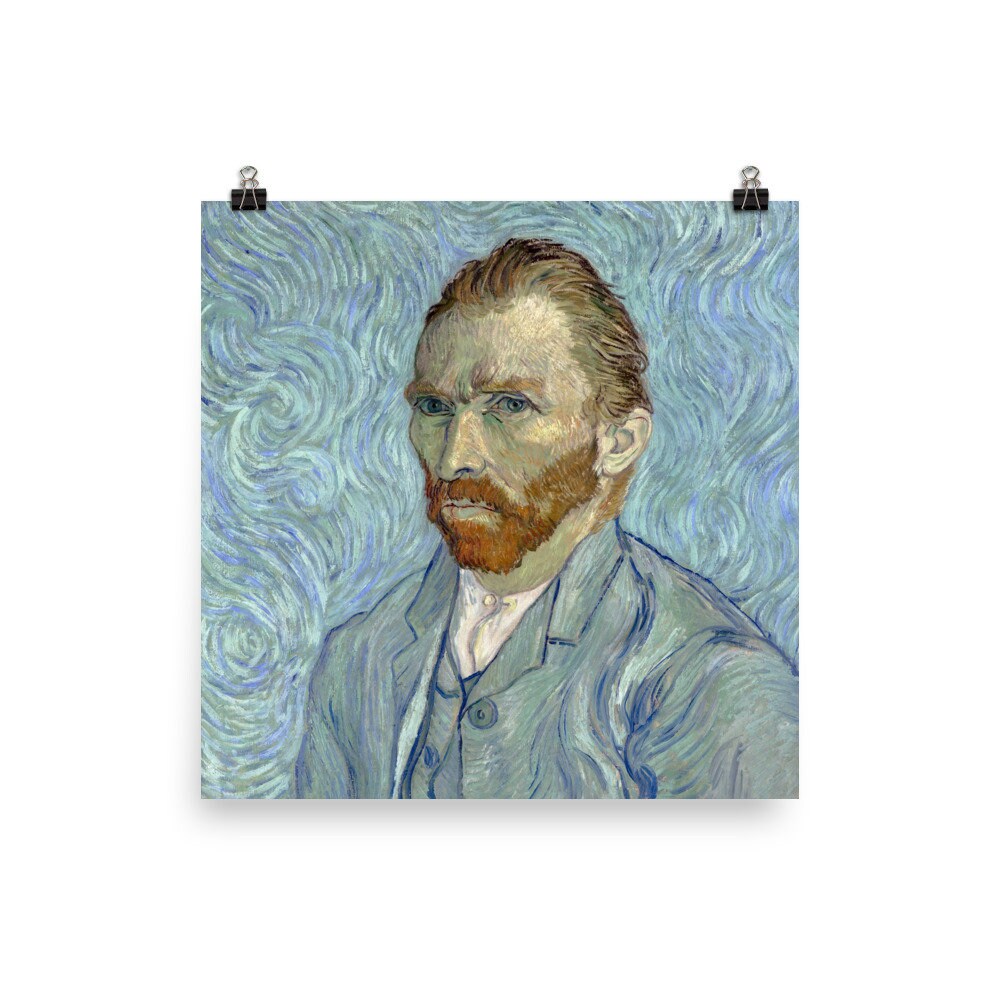 Self Portrait 1888 by Vincent Van Gogh Fine Art Poster Print - Etsy
