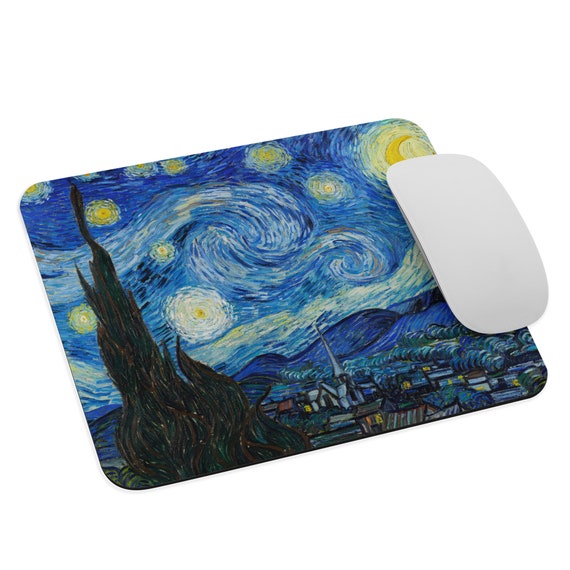 Starry Night Vincent Van Gogh Mouse Pad - Etsy