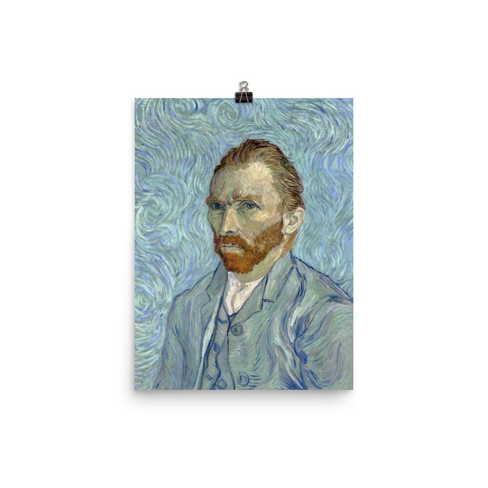 Self Portrait 1888 by Vincent Van Gogh Fine Art Poster Print - Etsy