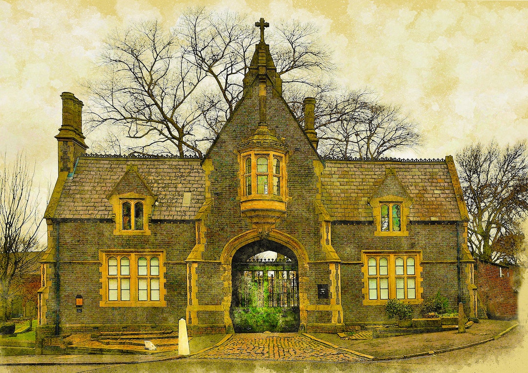 Warstone Lane Cemetery Lodge Britannia Series west - Etsy