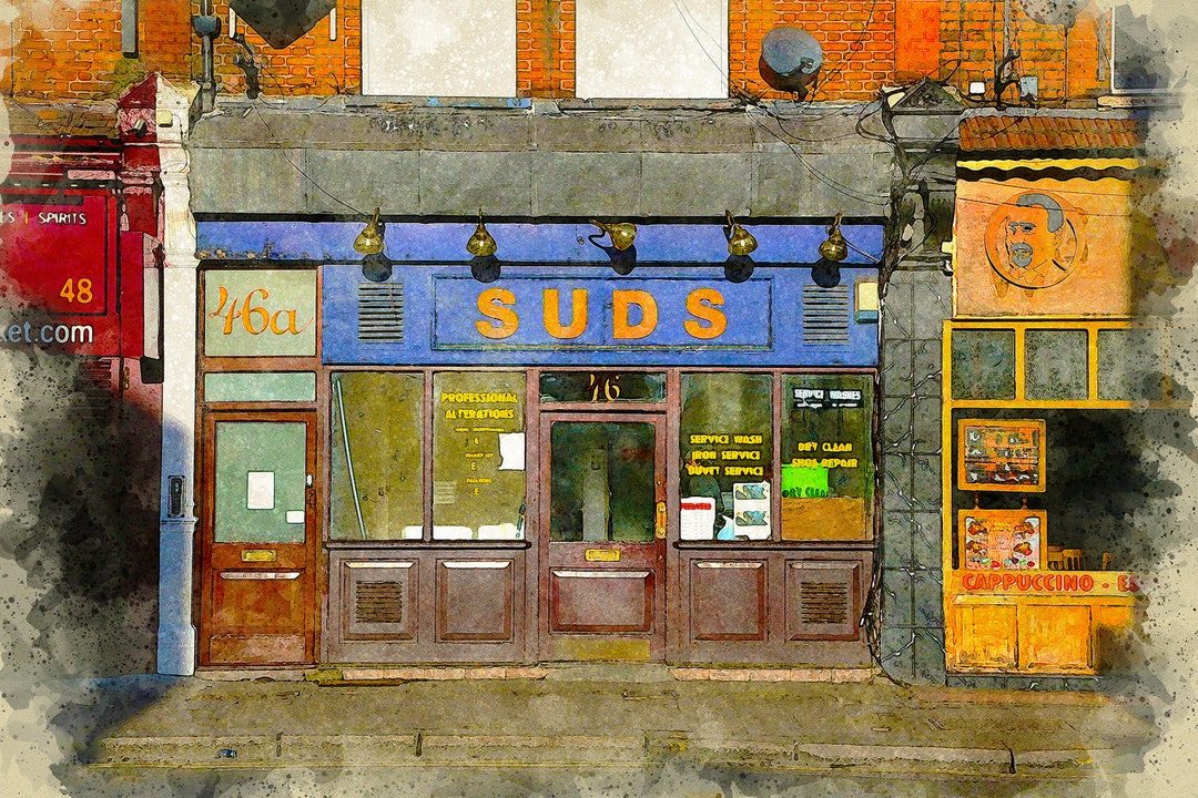 Suds Britannia Series london Watercolor Illustration From Apcrowley ...