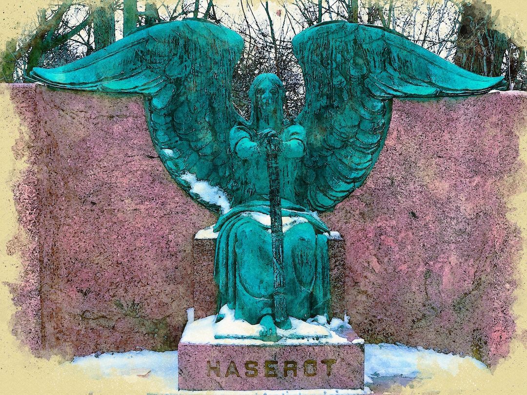 The Haserot Angel Americana Series ohio Watercolor - Etsy