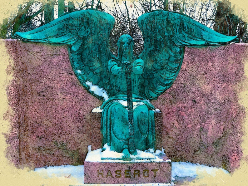 The Haserot Angel Americana Series ohio Watercolor - Etsy