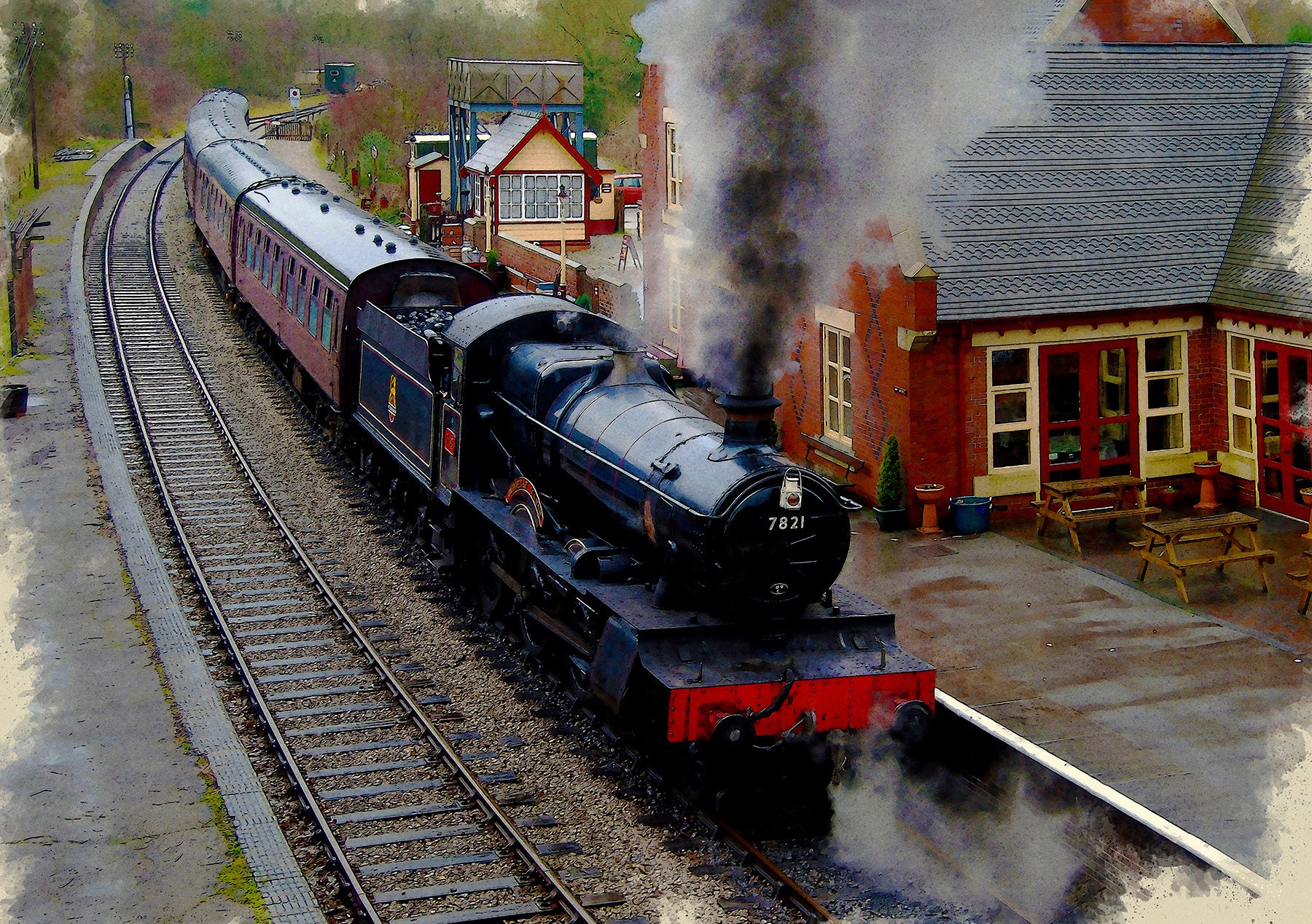 Froghall Station 2 Britannia Series staffordshire - Etsy