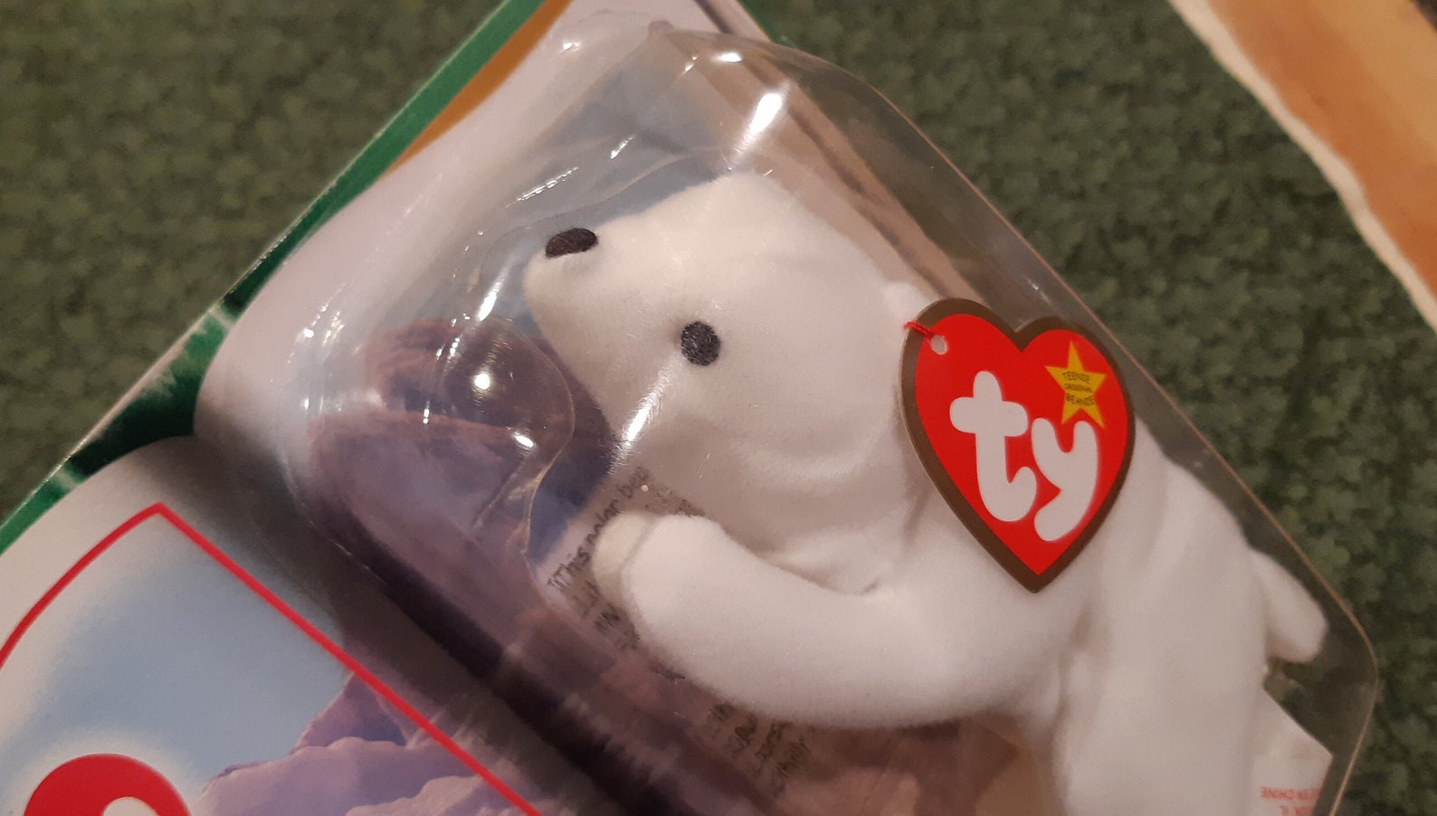 Ty Beanie Baby - Chilly the Polar Bear - New in Package Toy - Vintage ...