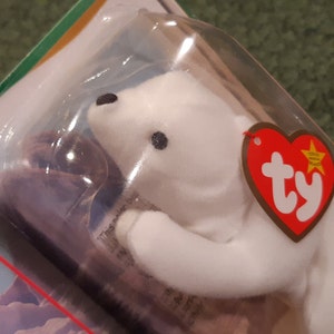 Ty Beanie Baby - Chilly the Polar Bear - New in Package Toy - Vintage ...