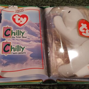 Ty Beanie Baby - Chilly the Polar Bear - New in Package Toy - Vintage ...