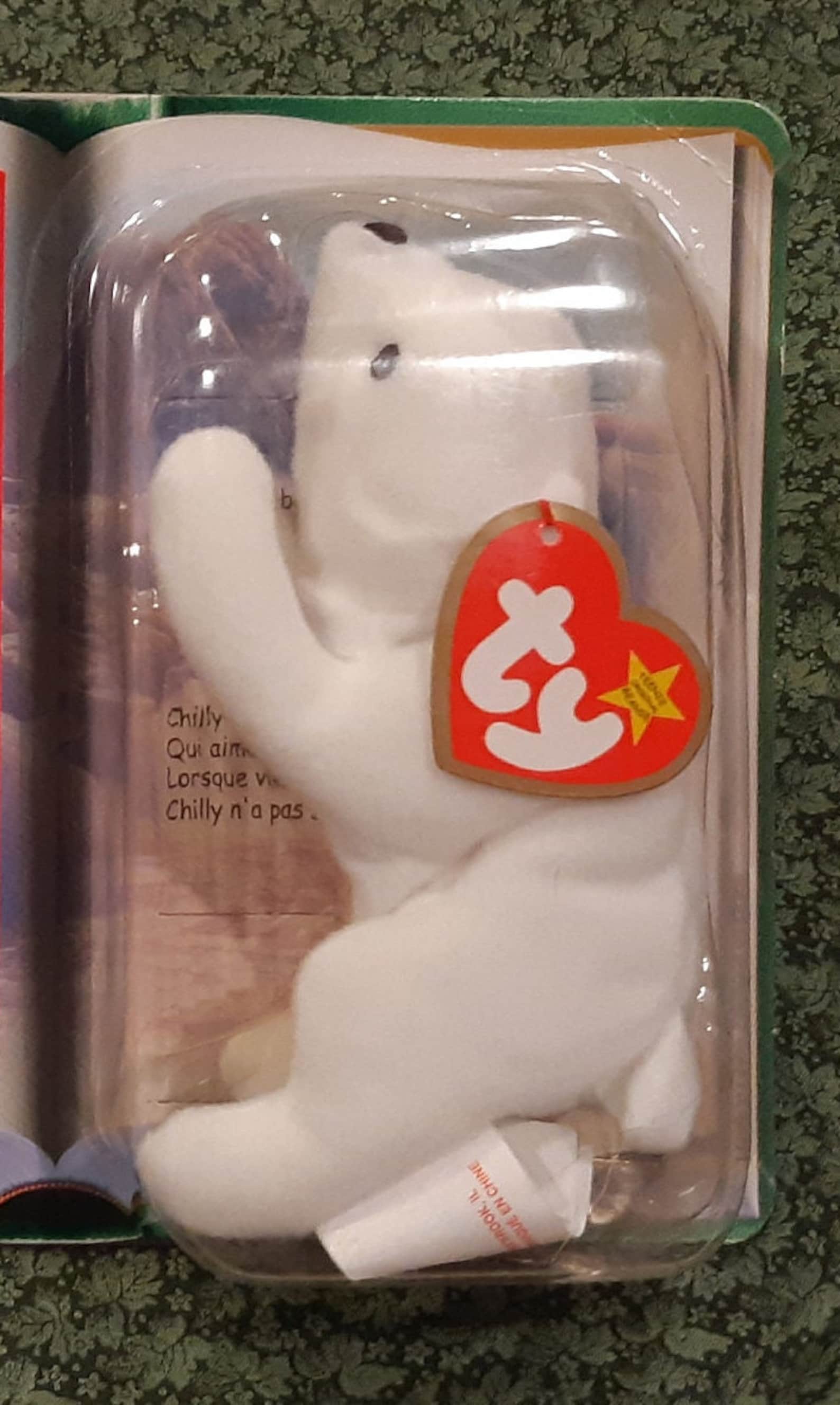 Ty Beanie Baby - Chilly the Polar Bear - New in Package Toy - Vintage ...