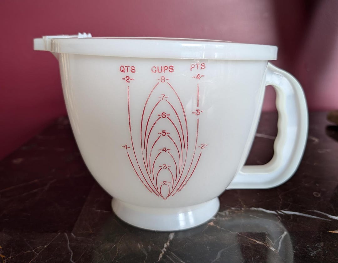 Vintage Tupperware Measuring Cup, Store and Serve, Retro Kitchen, Large ...