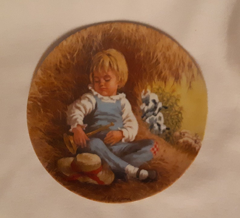 Little Boy Blue Collector Plate, Display Dish, Decorative Wall Plate ...