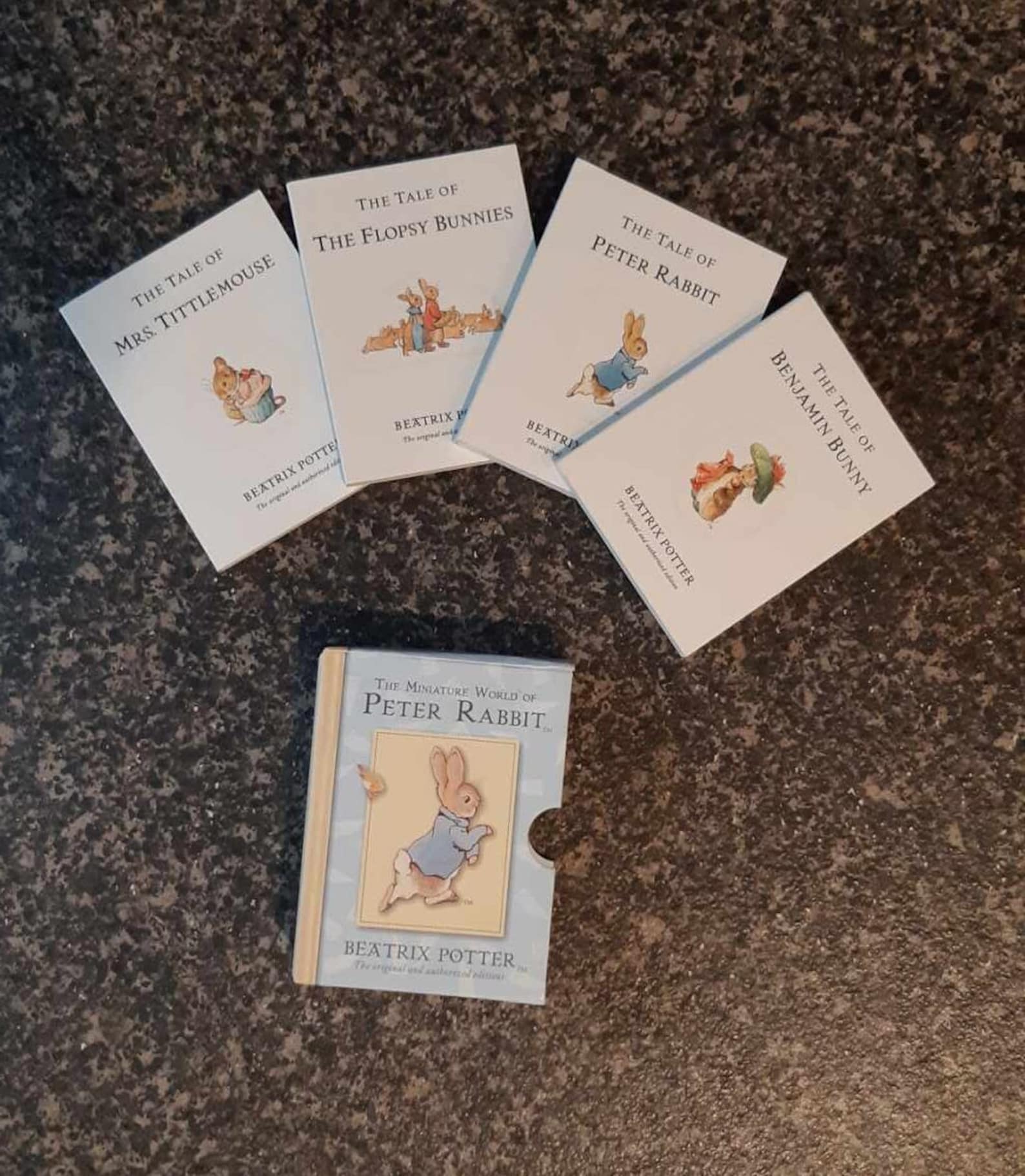 Peter Rabbit Book Set the Miniature World of Peter Rabbit Baby Shower ...