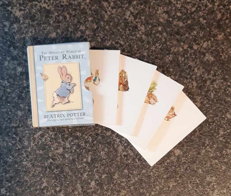 Peter Rabbit Book Set the Miniature World of Peter Rabbit Baby Shower ...