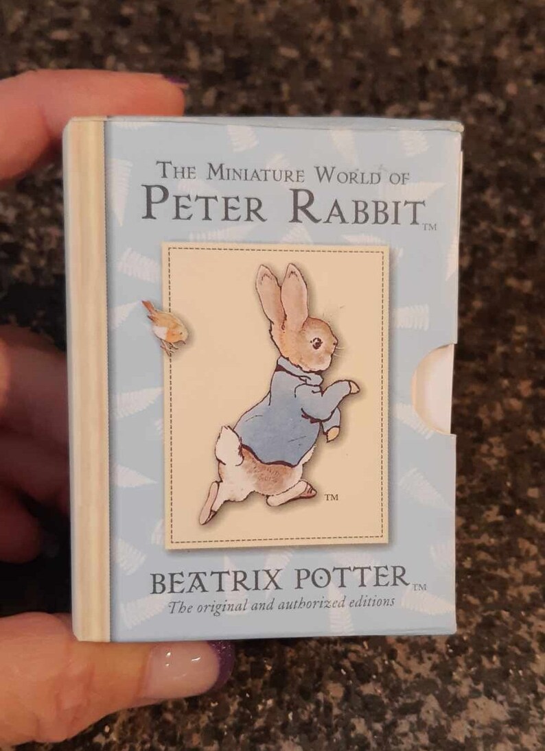 Peter Rabbit Book Set the Miniature World of Peter Rabbit Baby Shower ...