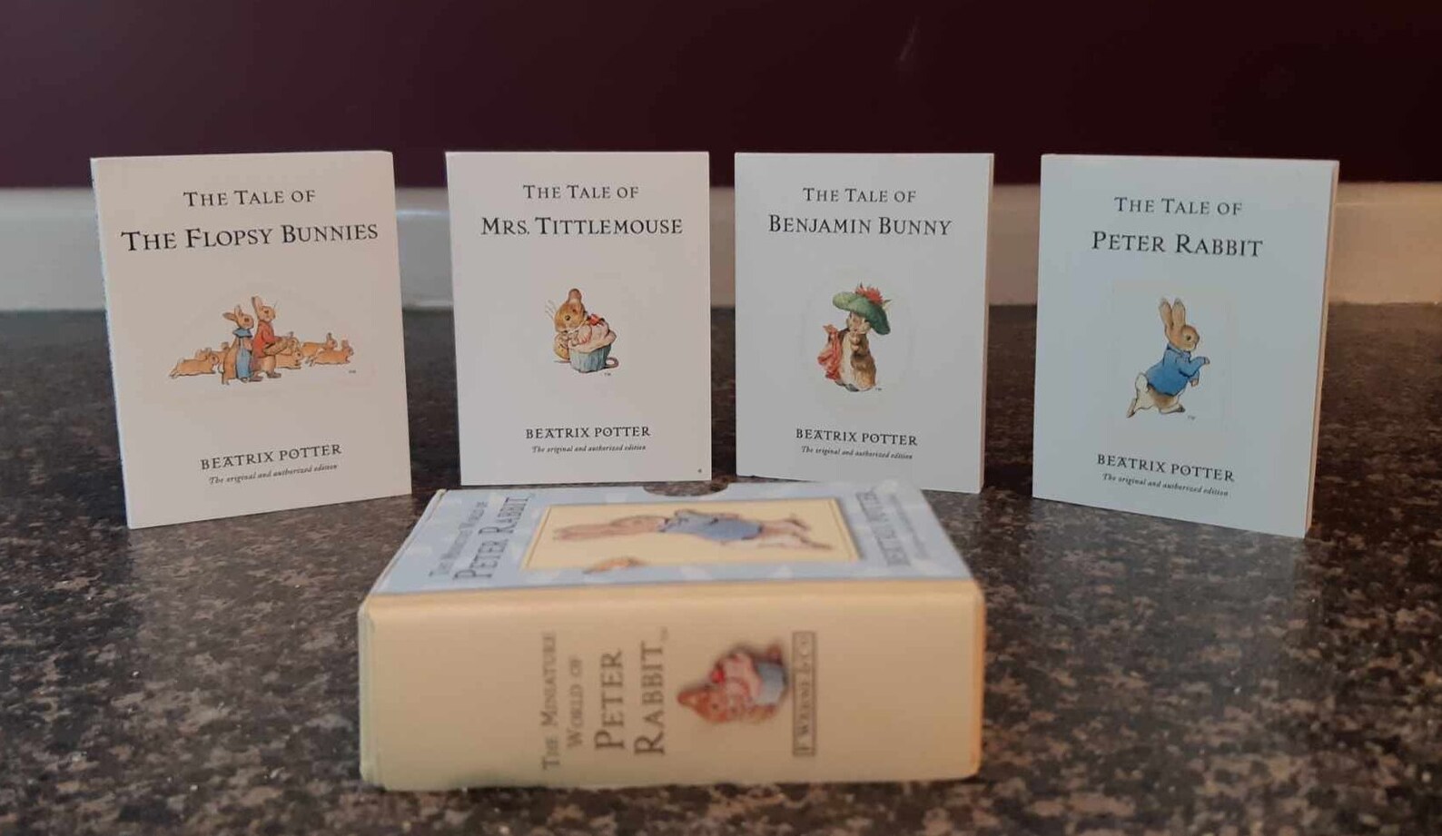 Peter Rabbit Book Set the Miniature World of Peter Rabbit Baby Shower ...