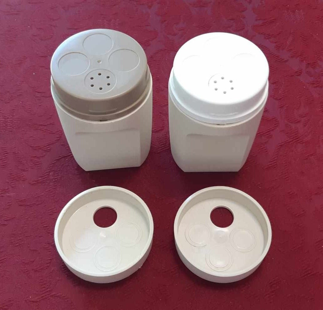 Tupperware Salt and Pepper Shakers - Vintage Salt and Pepper ...