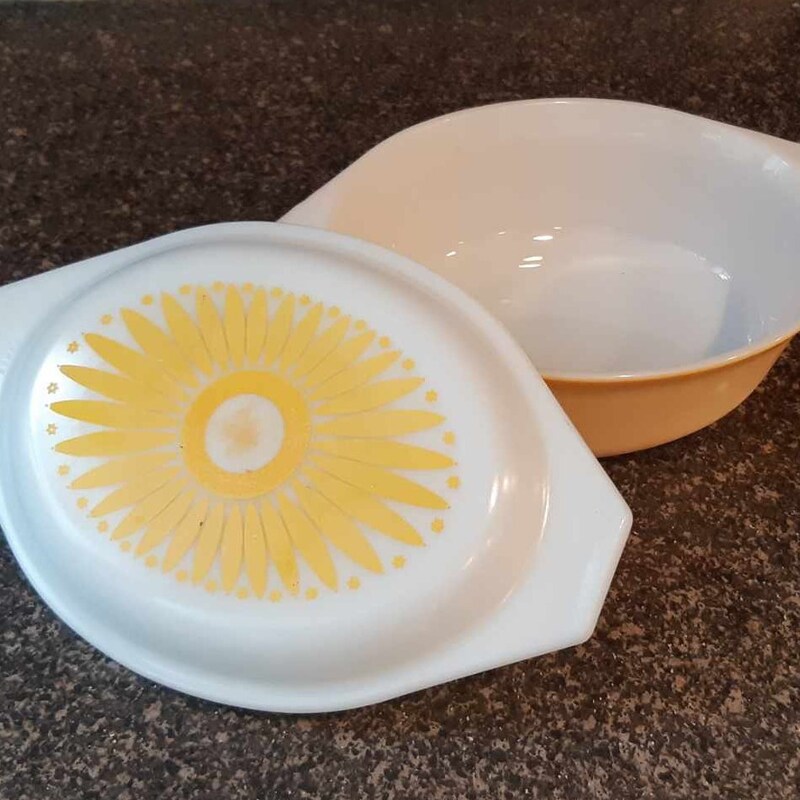 Pyrex Sunflower - Etsy