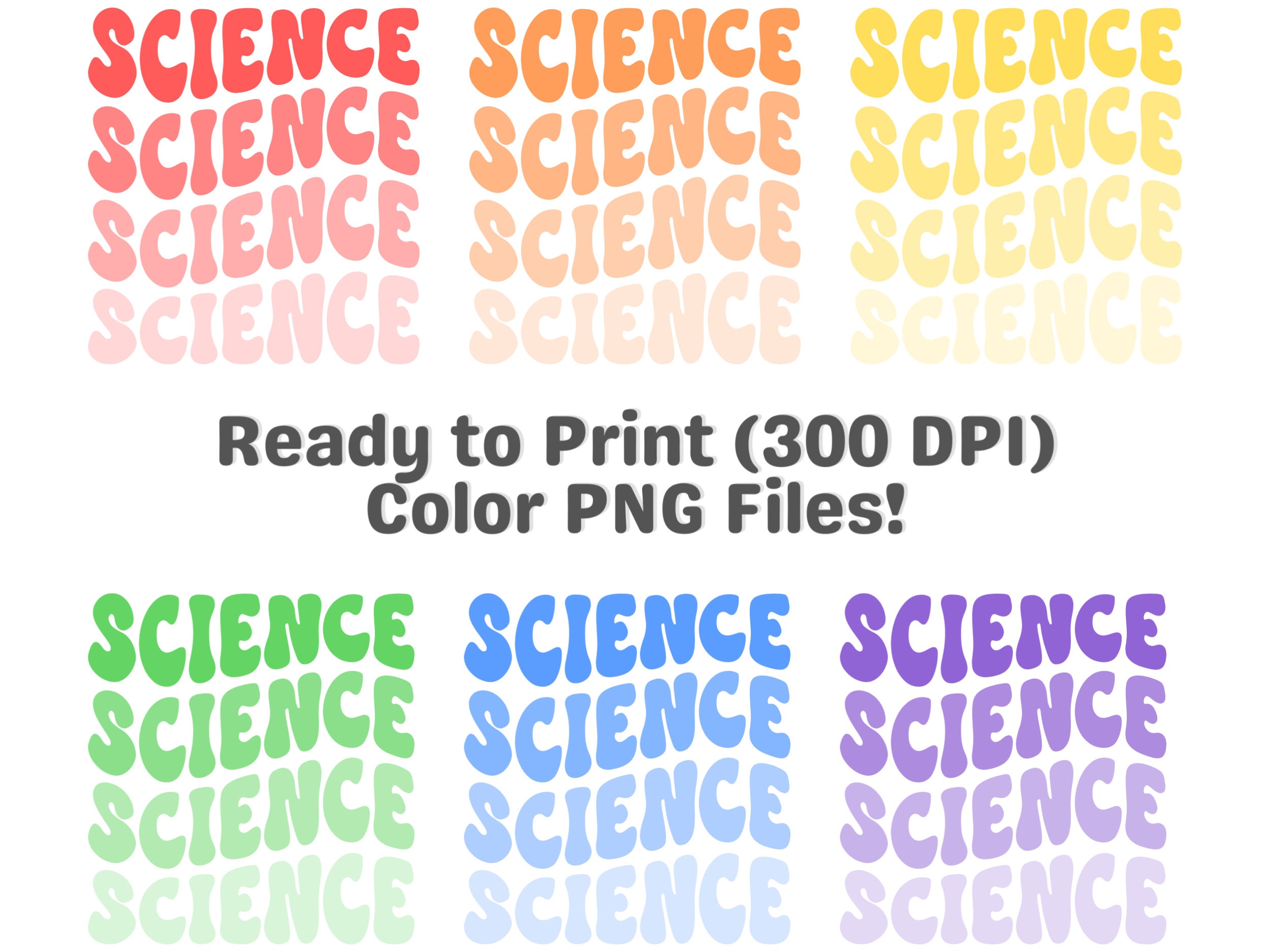 Science SVG PNG, Wavy Font, Groovy Svg, Back to School Svg, Groovy ...