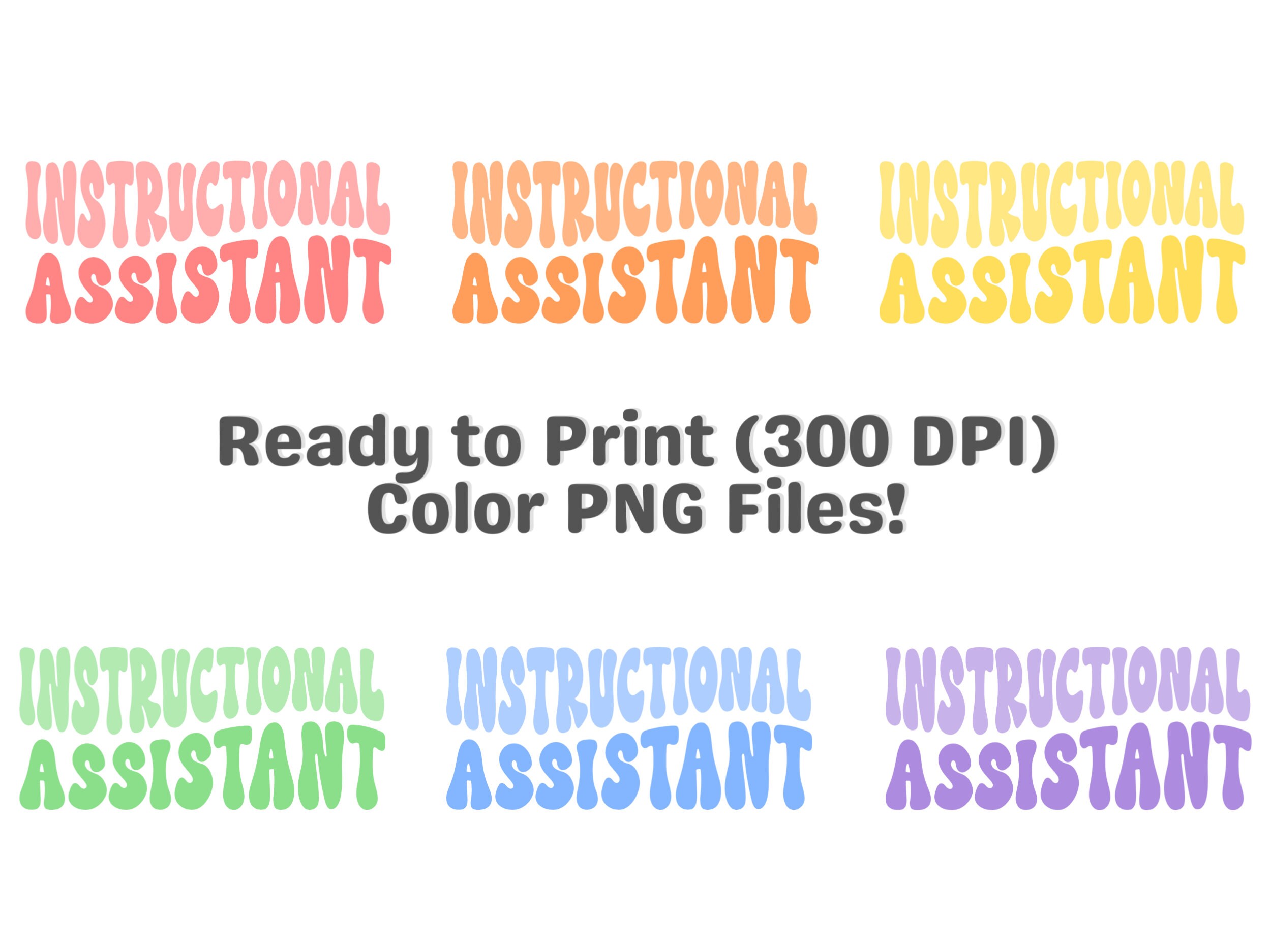 Instructional Assistant SVG PNG, Groovy Svg, School Shirt, School Svg ...