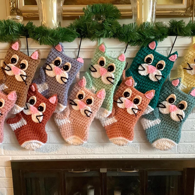 Cat Stockings - Etsy