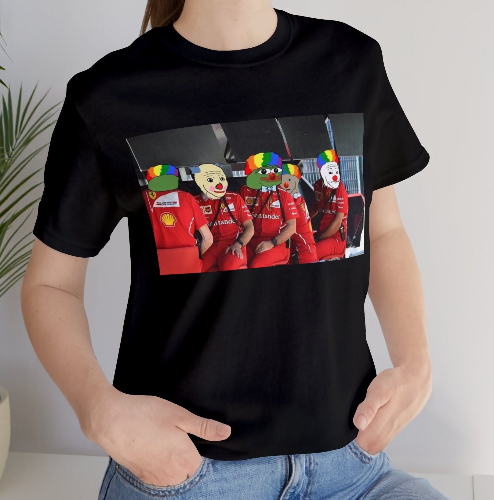 Ferrari Clown Pit Crew | Formula 1 Funny Shirt | F1 Meme Shirt ...