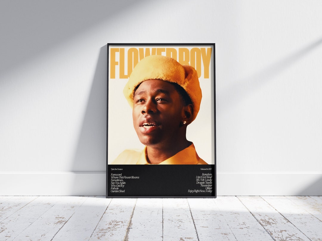 Tyler, the Creator Flower Boy Poster / High Quality Music Print / A4 ...