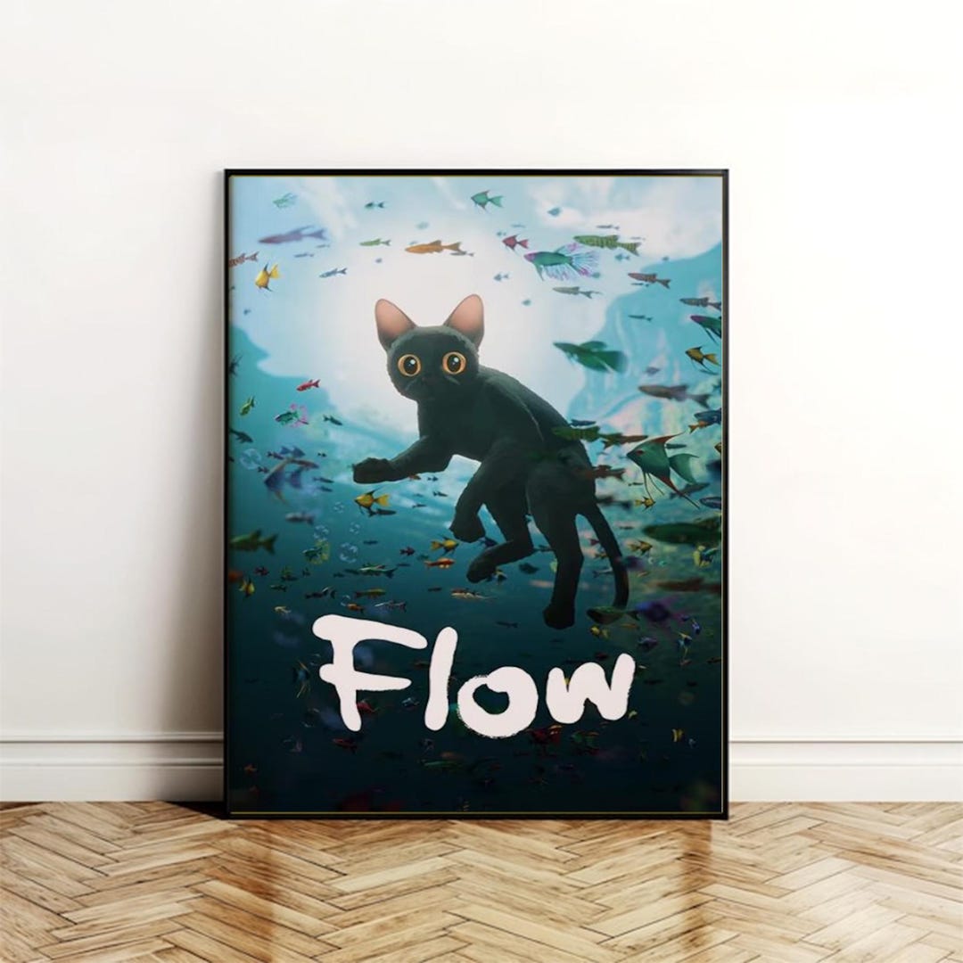 Flow Poster, Movie Poster, Wall Art, Room Decoration, Art Poster for ...