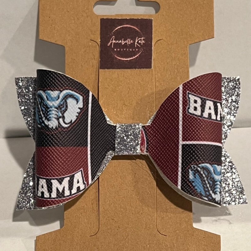 Alabama Hair Bow - Etsy