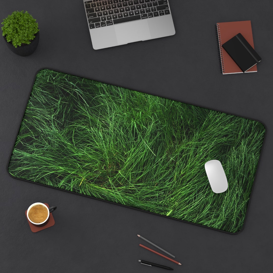 Touch the Grass Desk Mat Joke Funny Mouse Pad Prank Mouse - Etsy