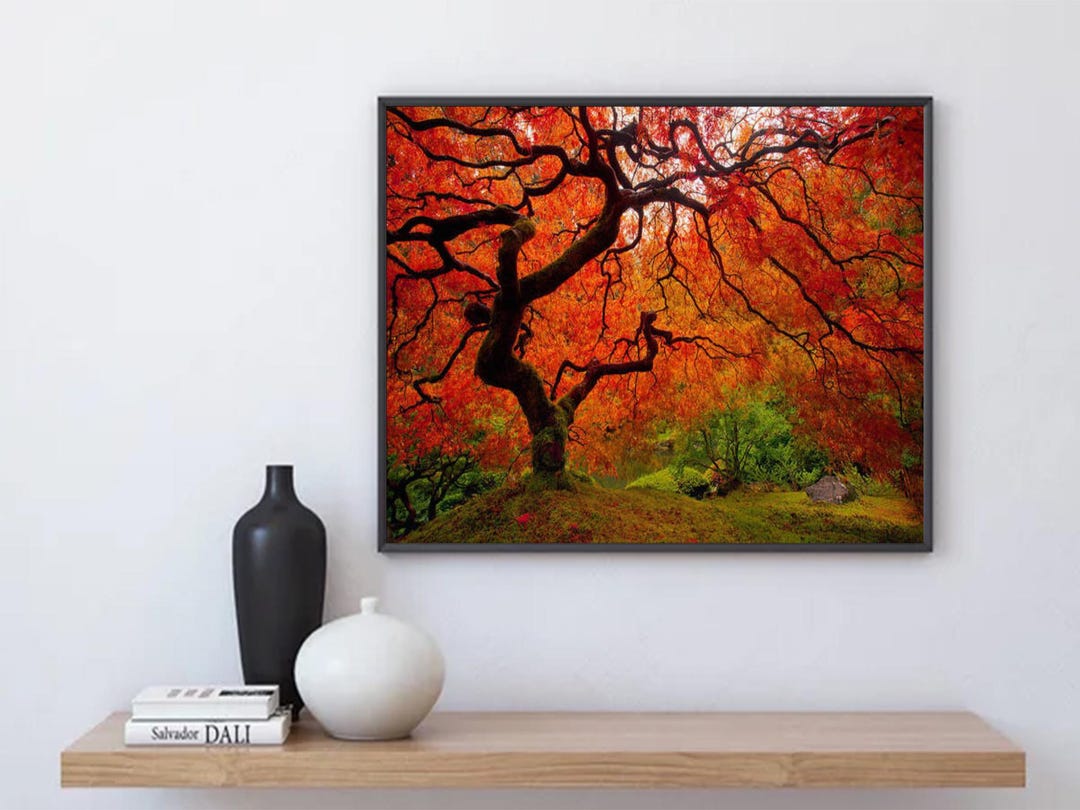 Tree Fire Wall Decor Poster - Etsy