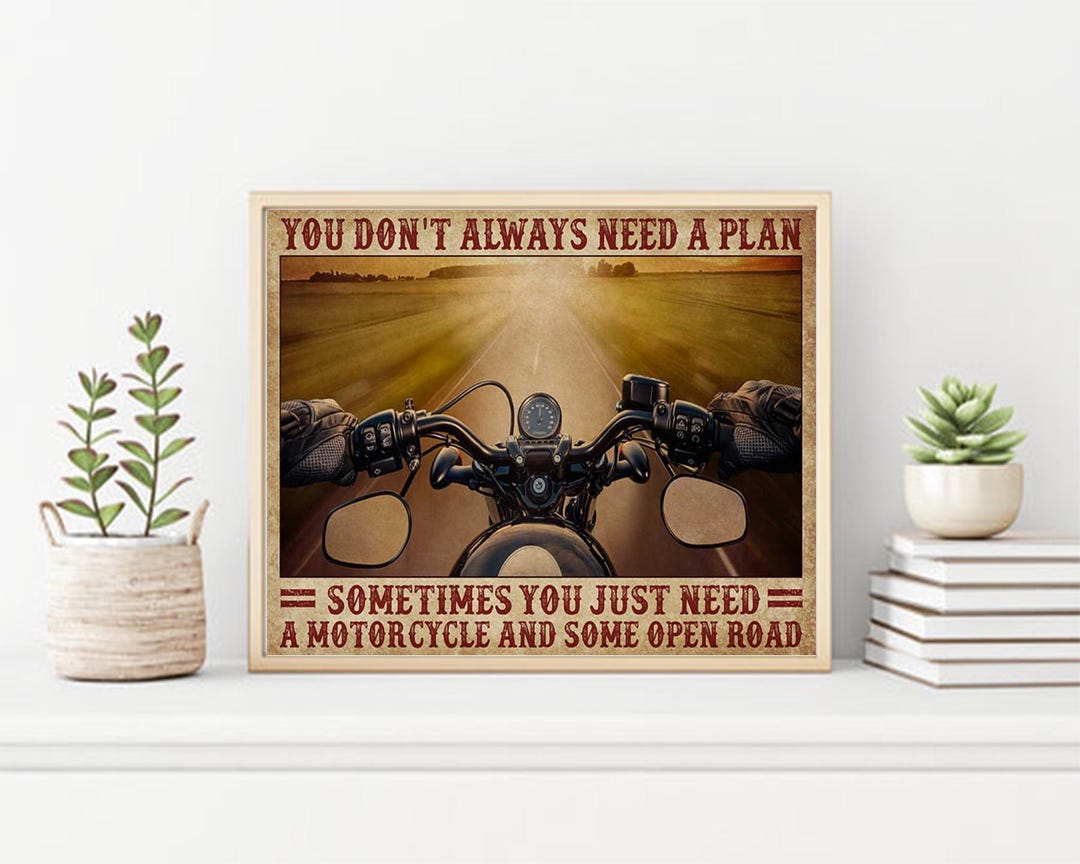 Biker-poster-motorcycle-lover-you-dont-always-need-a-plan-sometimes-you ...