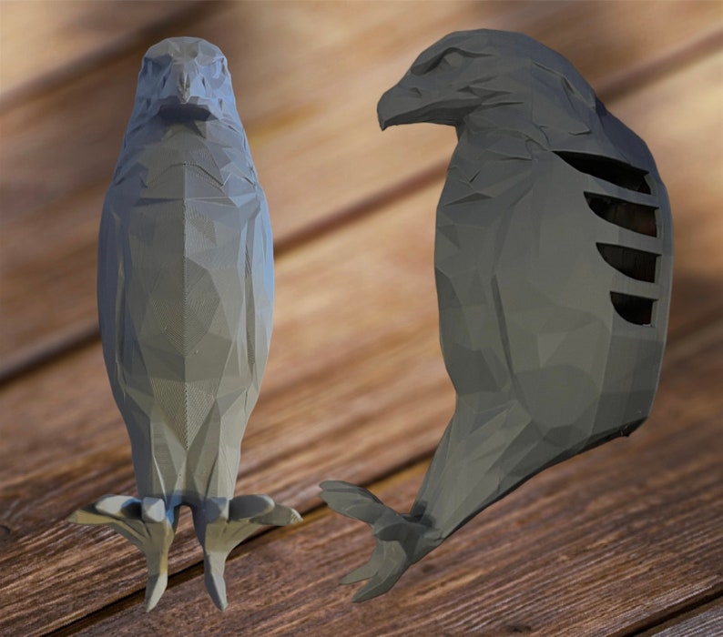 Bald Eagle 3D Printed Wall Light Majestic Home Decor Accent - Etsy