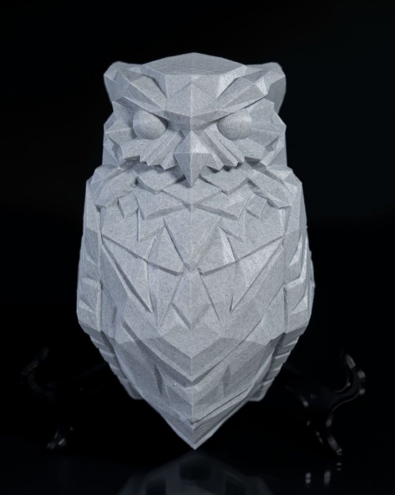 Whimsical 3D Printed Owl Wall Light - Charming Home Decor and Nighttime ...