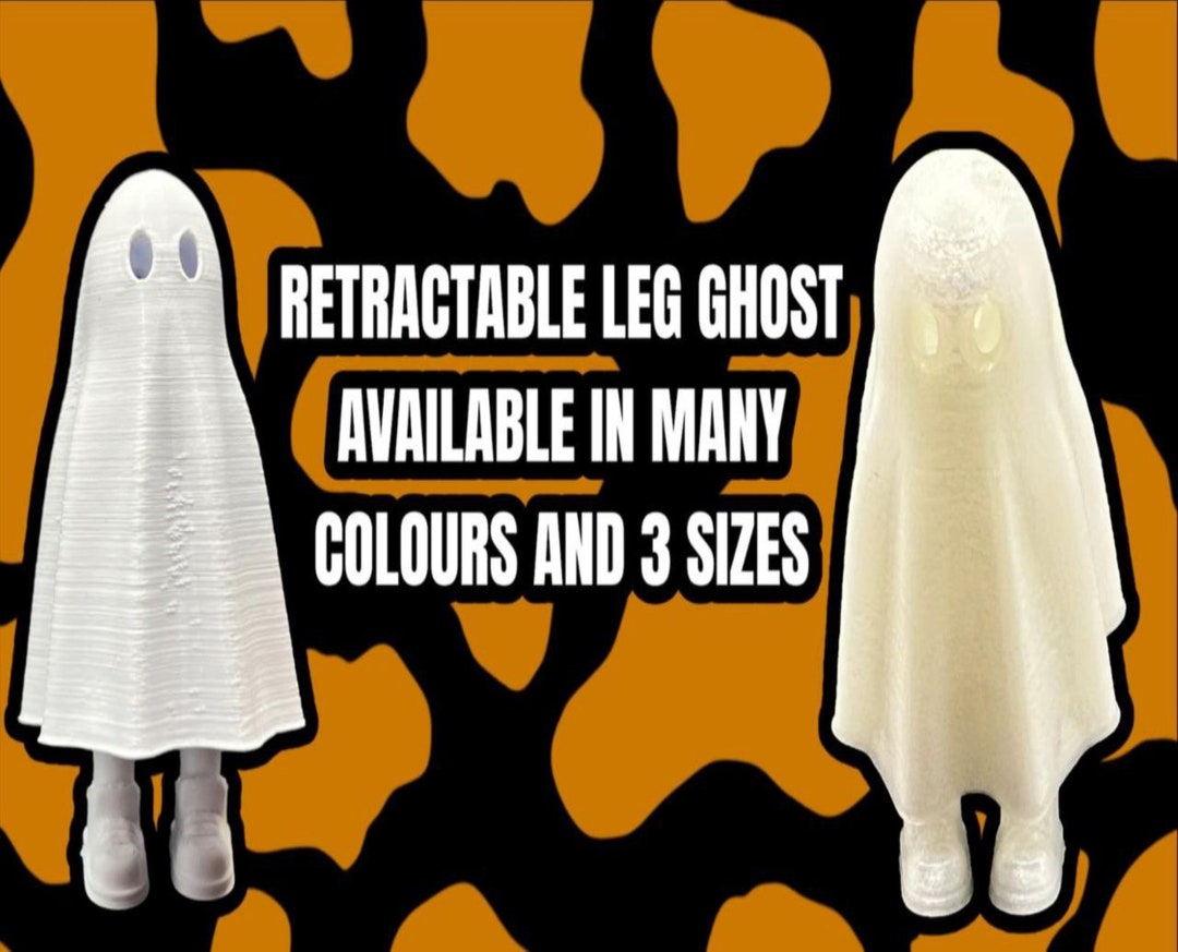 3D Printed Ghost With Legs. Halloween Decor - Etsy UK